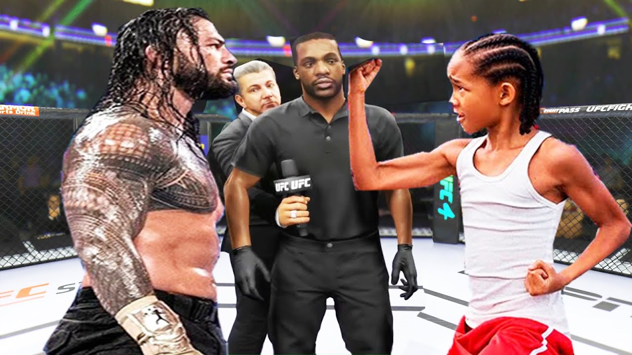 UFC 4 | Roman Reigns vs. Karate Kid (EA Sports UFC 4) - YouTube