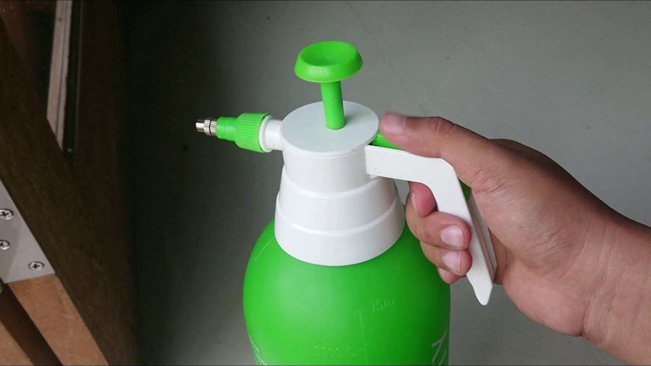tutorial memperbaiki semprotan pompa manual bunga - YouTube