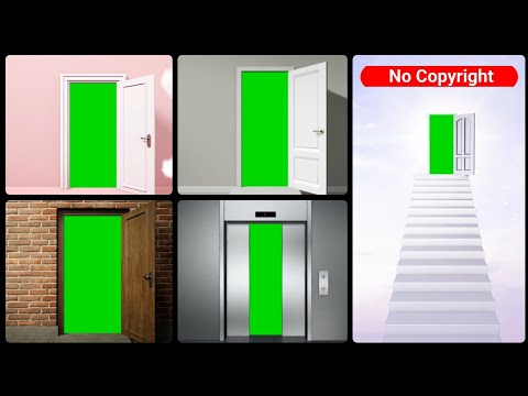 Door Green Screen | door opening green screen | no copyright #greenscreen