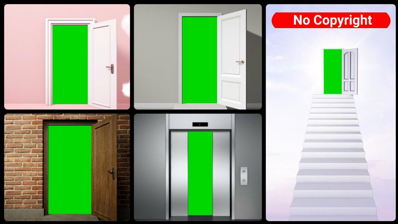 Door Green Screen | door opening green screen | no copyright # ...