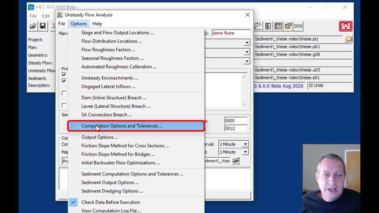 HEC RAS Intro 2D Sediment Tutorial - YouTube