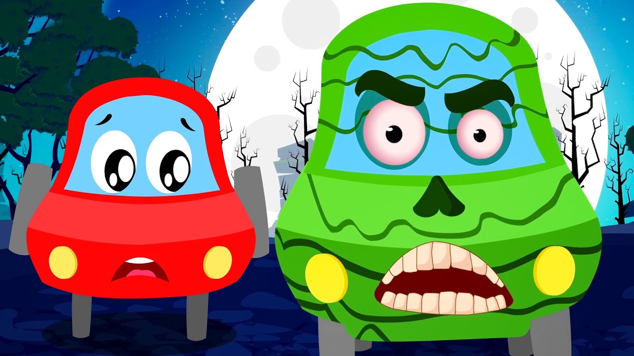 Zombies In The Dark Halloween Cartoon Video for Children - YouTube
