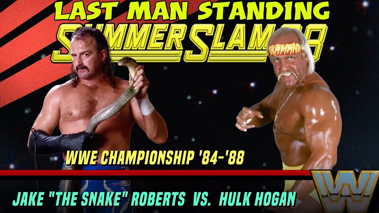 WWE 2K24 Jake the Snake Roberts vs. Hulk Hogan Last Man Standing WWF ...