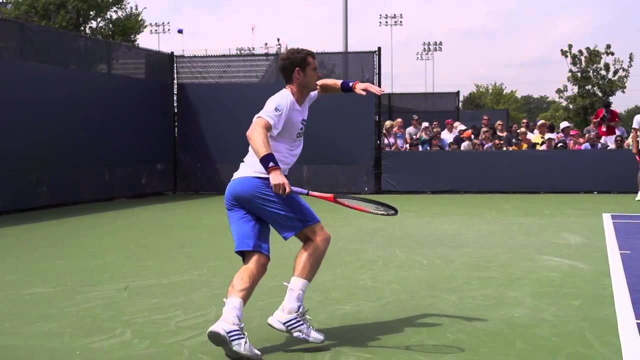 Andy Murray Forehand and Backhand In Super Slow Motion 7 - 2013 ...