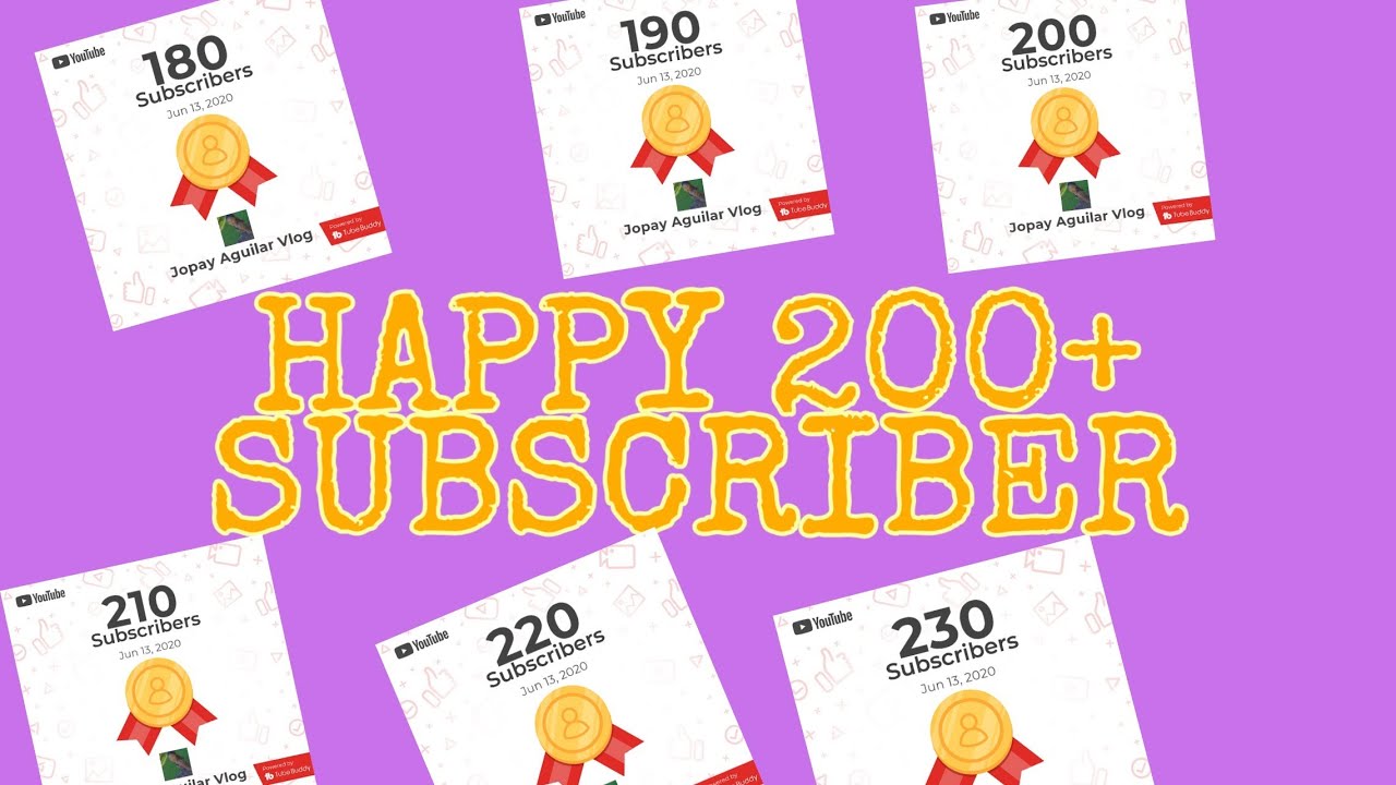 HAPPY 200+SUBSCRIBER - YouTube