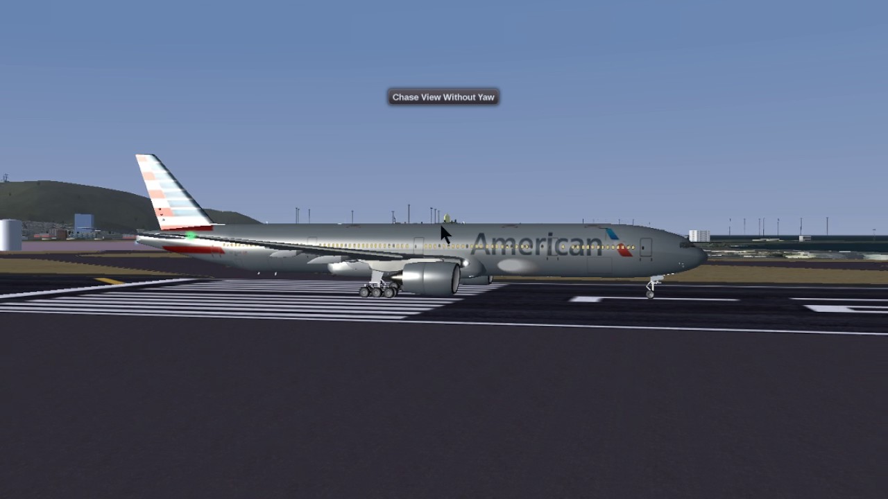 [Flightgear] Boeing 777-300ER take-off - YouTube