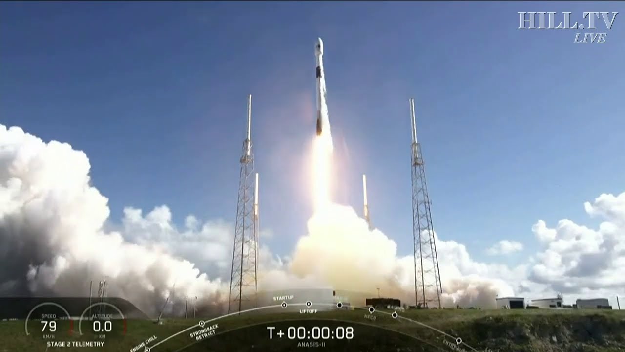SPECTACULAR LAUNCH: SpaceX ANASIS-II Mission to launch South Korean ...