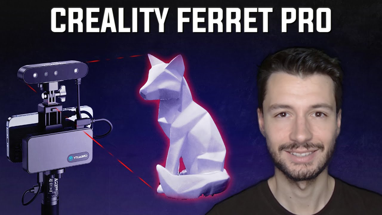 TEST DU SCANNER 3D CREALITY FERRET PRO | FR - YouTube