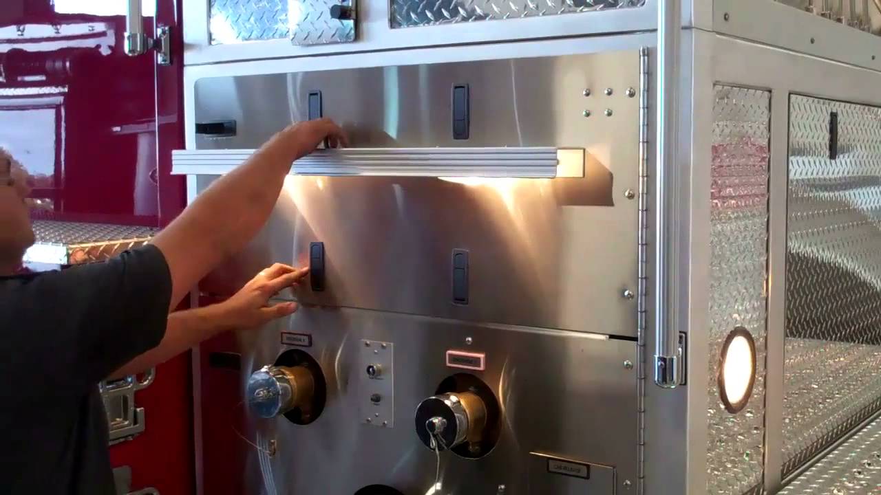 Pump Panel options on an E-ONE Truck by Sunbelt Fire - YouTube