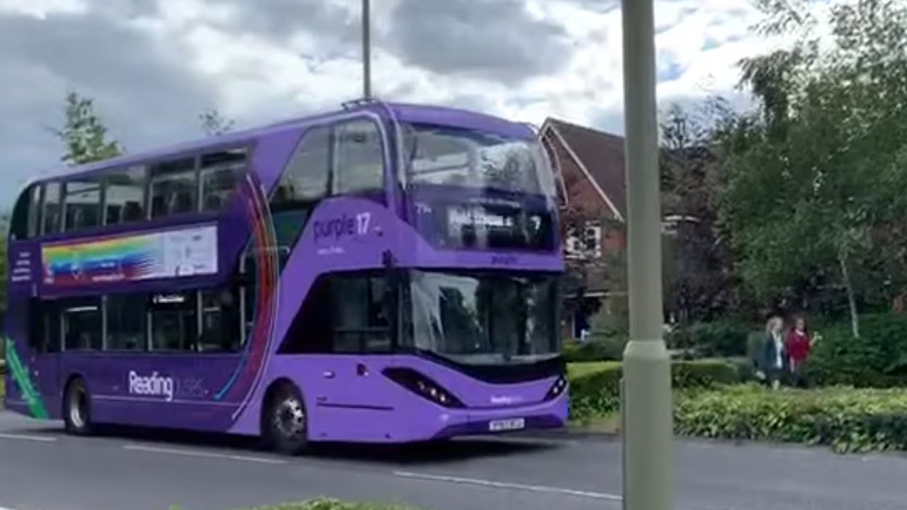 Reading Buses Scania N280UD ADL Enviro400CBG branded for the Purple 17 ...