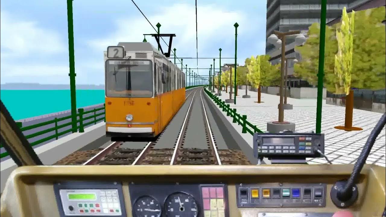 OpenBVE: 2-es villamos - YouTube
