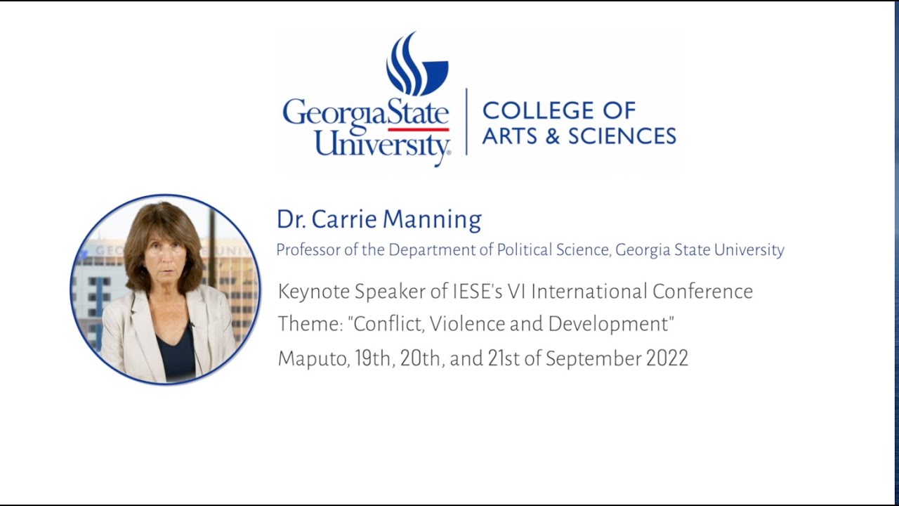 Dr. Carrie Manning Keynote Speaker #IESEVIConf2022 - YouTube
