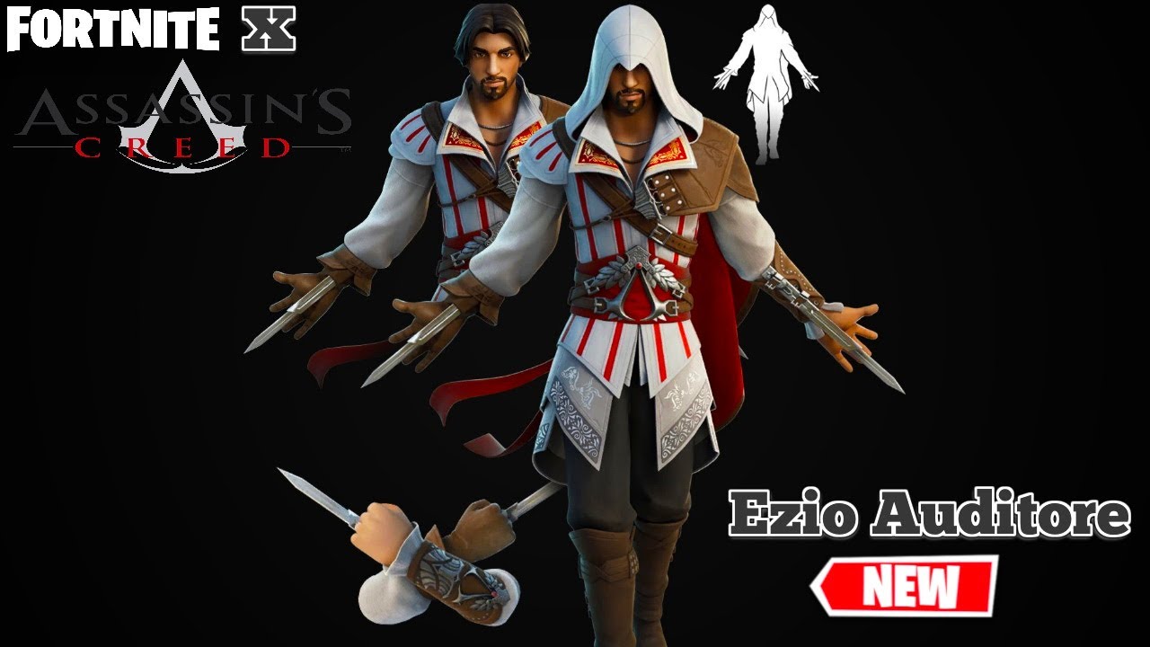 *NEW* EZIO AUDITORE SKIN GAMEPLAY - FORTNITE X ASSASSIN'S CREED - TALES ...