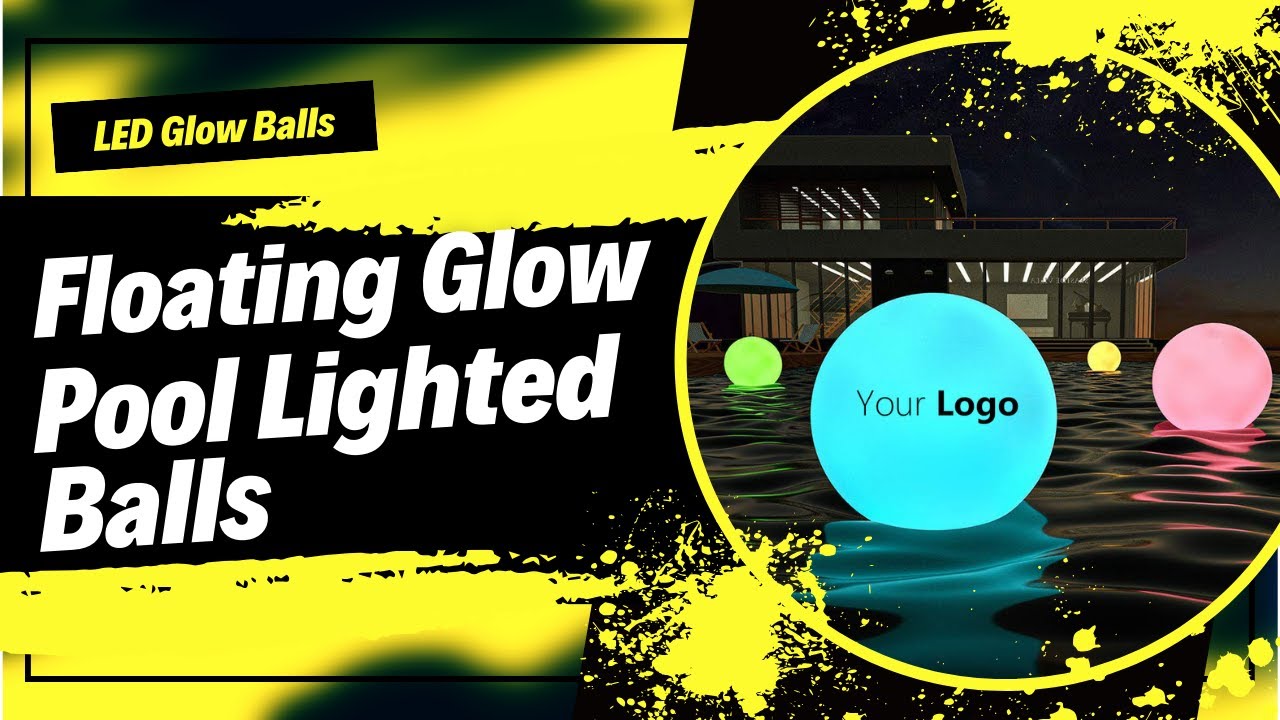 Dive into Magic: LED Pool Lighted Balls by Colorfuldeco LED Furnituret ...