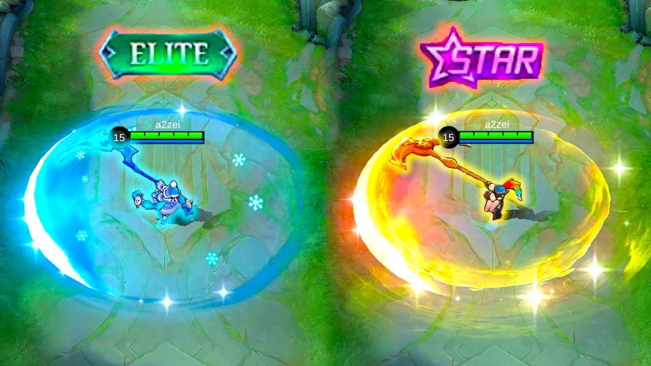 Ruby Parrot Pirate Starlight Skin VS Edelweiss Elite Skin MLBB - YouTube