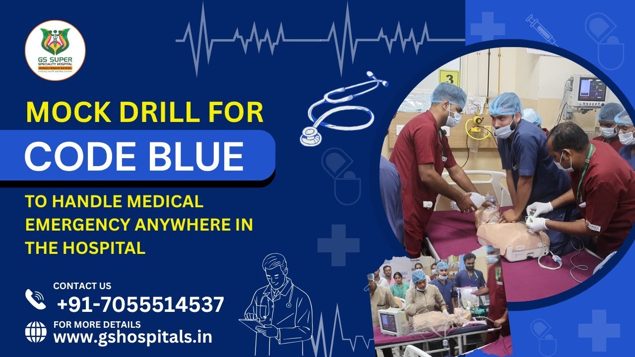 Mock Drill for Code Blue | Cardiac Arrest Emergency | GS Super ...