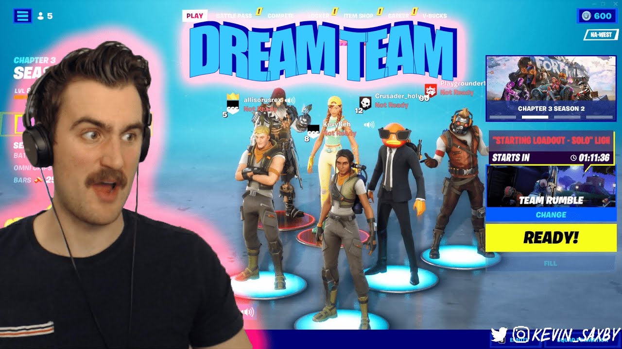 the fortnite stream - YouTube