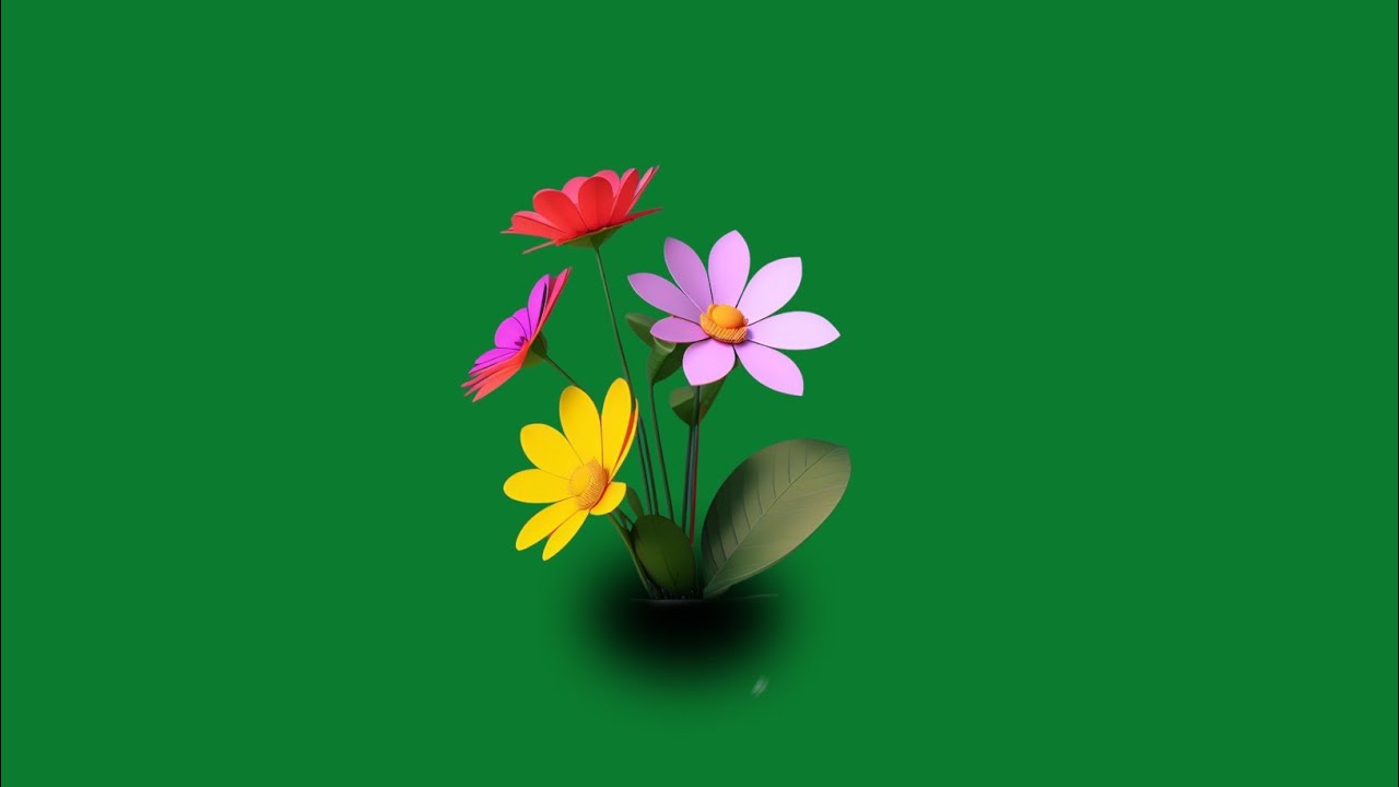 flower green screen effect | green screen flower video | flower green ...