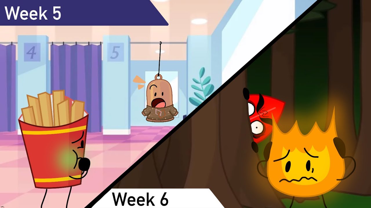 Friday Night Funkin’ Mod Showcase: BFB Week 5 & 6 Final Backgrounds ...