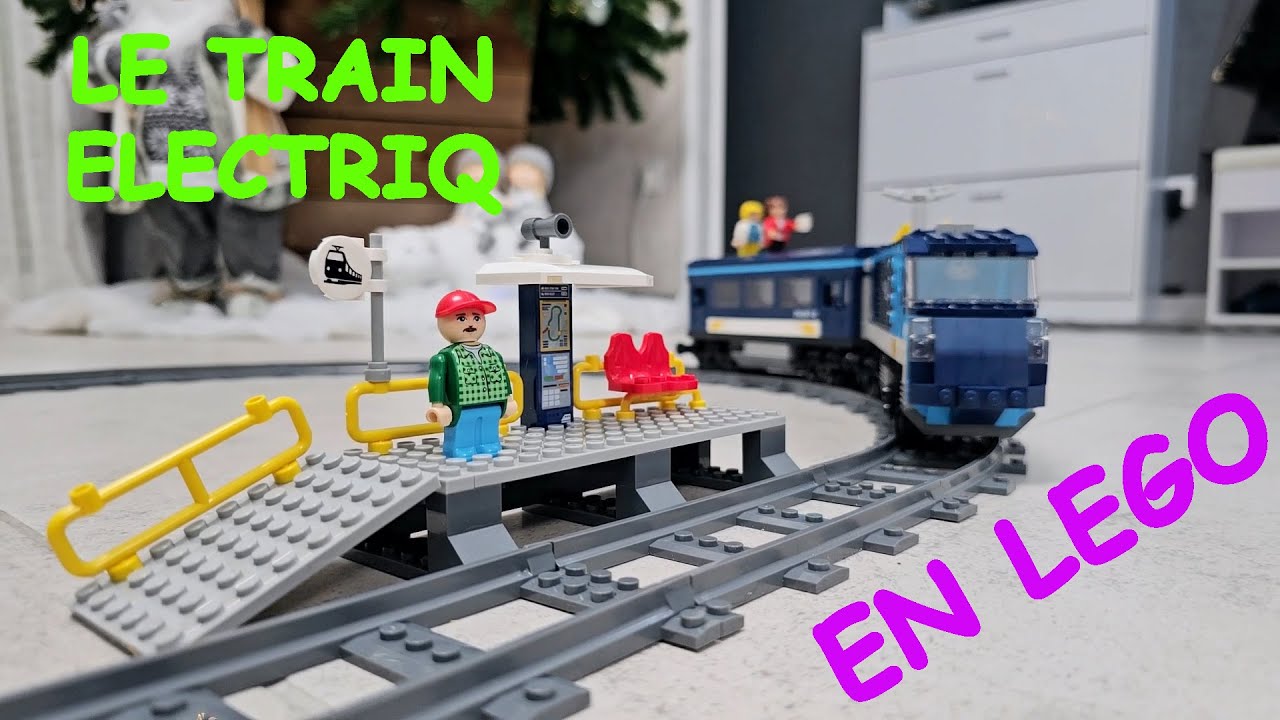 On a construit un incroyable train électrique en LEGO... et vous devez ...