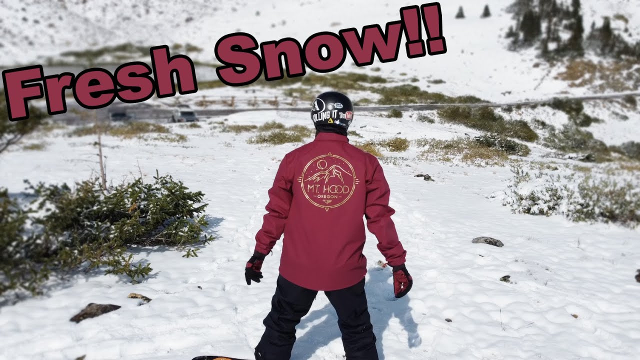 Snowboarding the First Snow Fall of the Year! - (Season 4, Day 188 ...