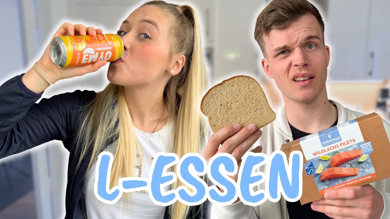 EINEN TAG nur ESSEN mit L - YouTube