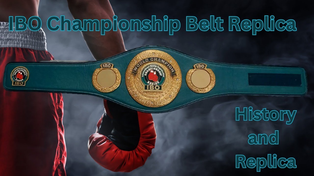 IBO championship belt Ibrahim Sports home for the championship belts ...