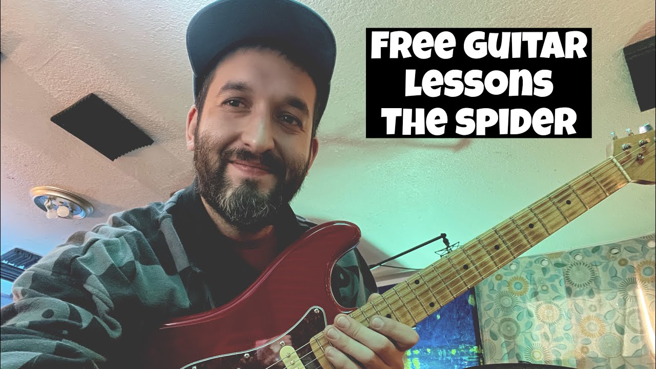 Lick of the day - the spider exercises (free lessons) - YouTube
