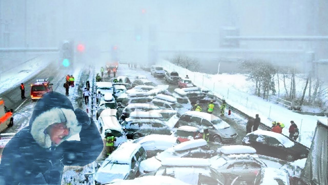 Life stops in Canada! Worst blizzard in decades buries Quebec! - YouTube