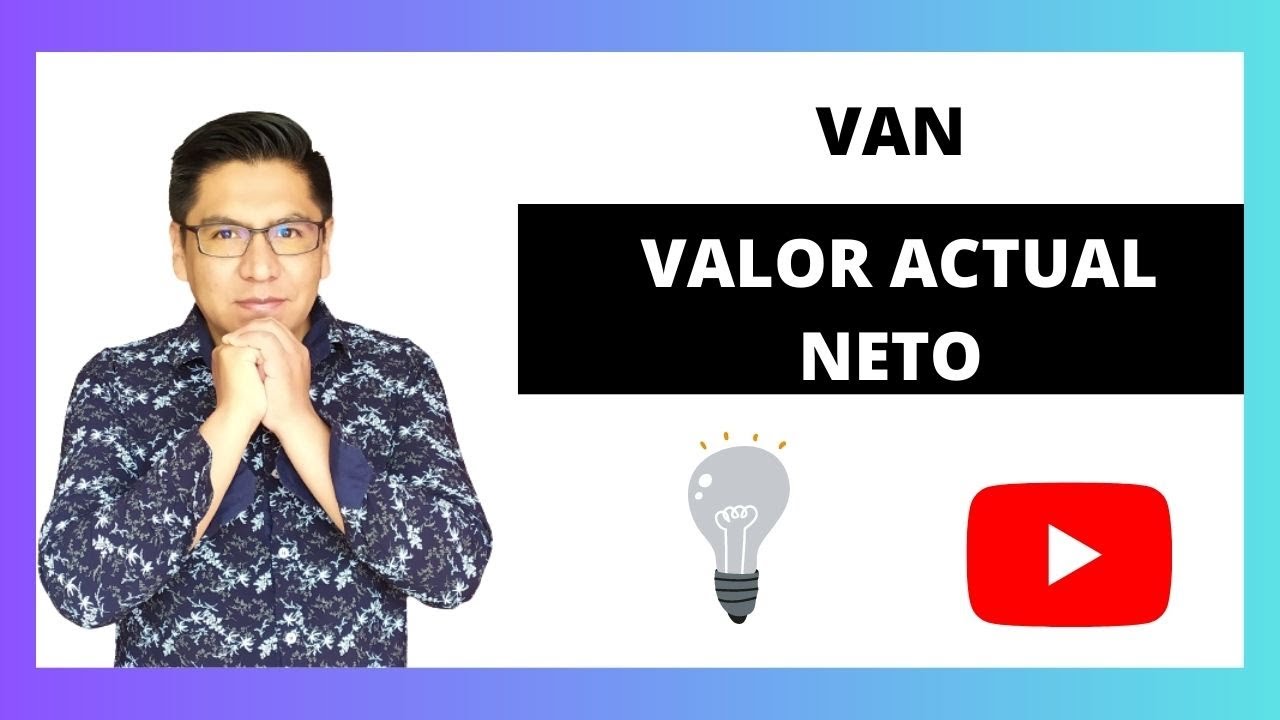 como calcular el valor actual neto en excel - YouTube