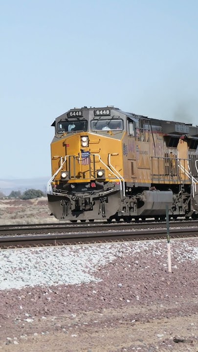 UP 6448 WB POWER 3-23-2025 #railtrack #passengertrain #railfan - YouTube