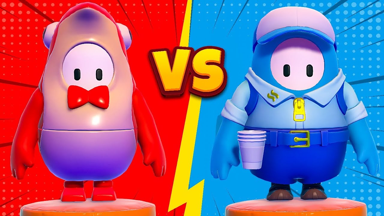 Fall Guys RED VS BLUE COLOUR WARS BEGIN! ANYONE CAN JOIN The RANKED ...