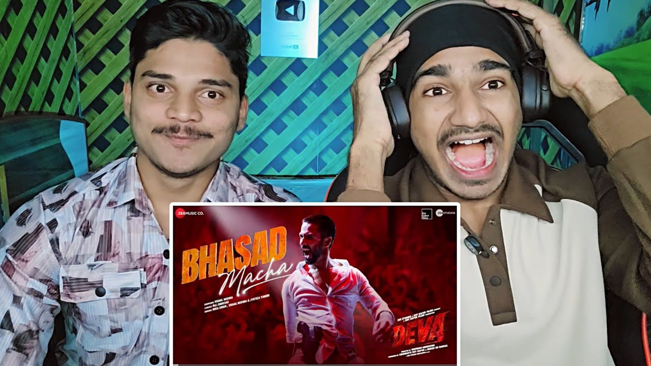Bhasad Macha - Deva | Shahid Kapoor & Pooja Hegde | Mika Singh - YouTube