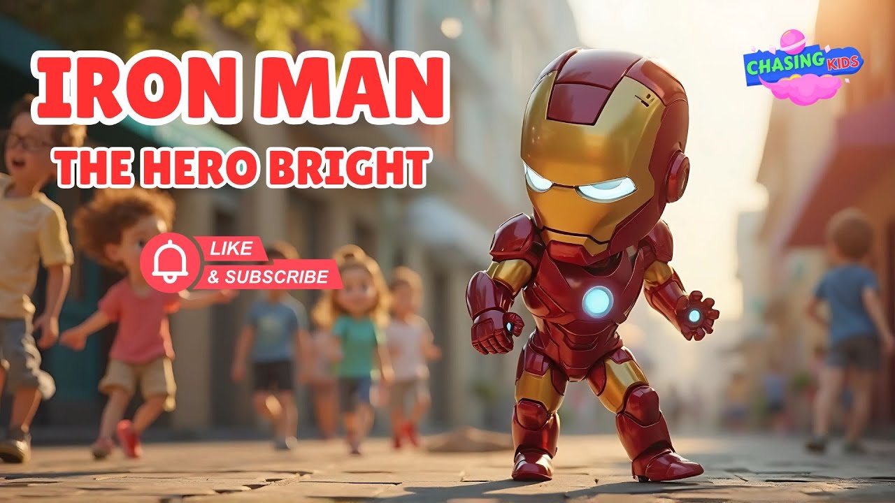 IRON MAN THE HERO BRIGHT - A Fun Rhyme Song for Kids | Chasing Kids ...