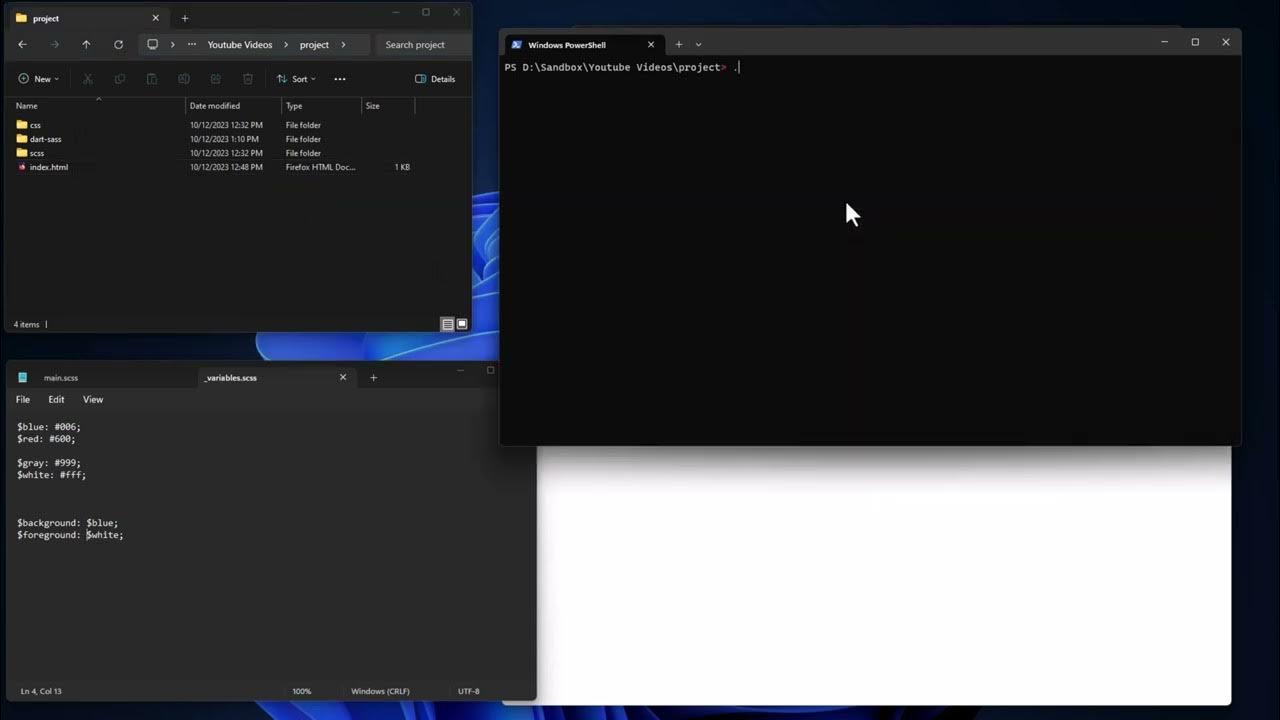 Dart Sass Standalone Install For A Single Project Youtube