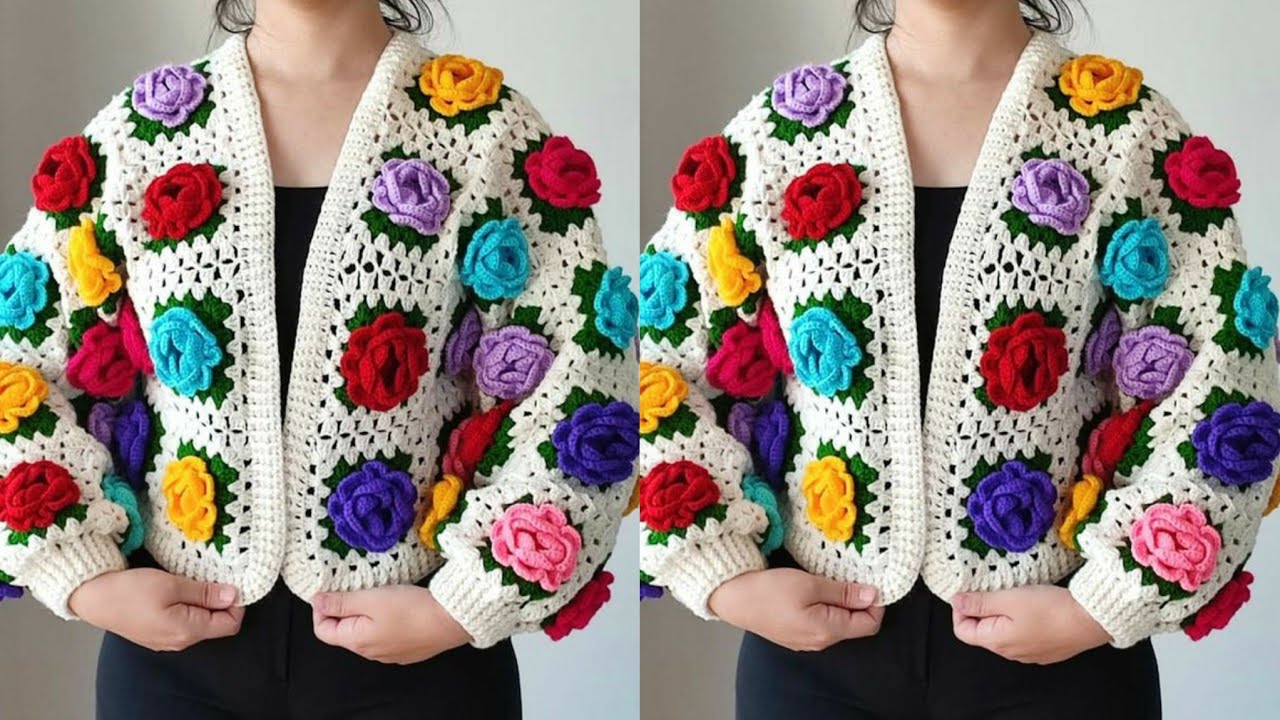Most beautiful casual wear crochet sweaters//latest handknitted crochet ...