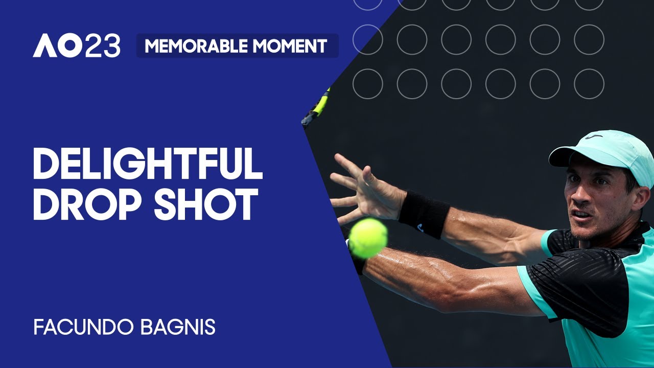 Drop Shot Perfection from Bagnis | Australian Open 2023 - YouTube