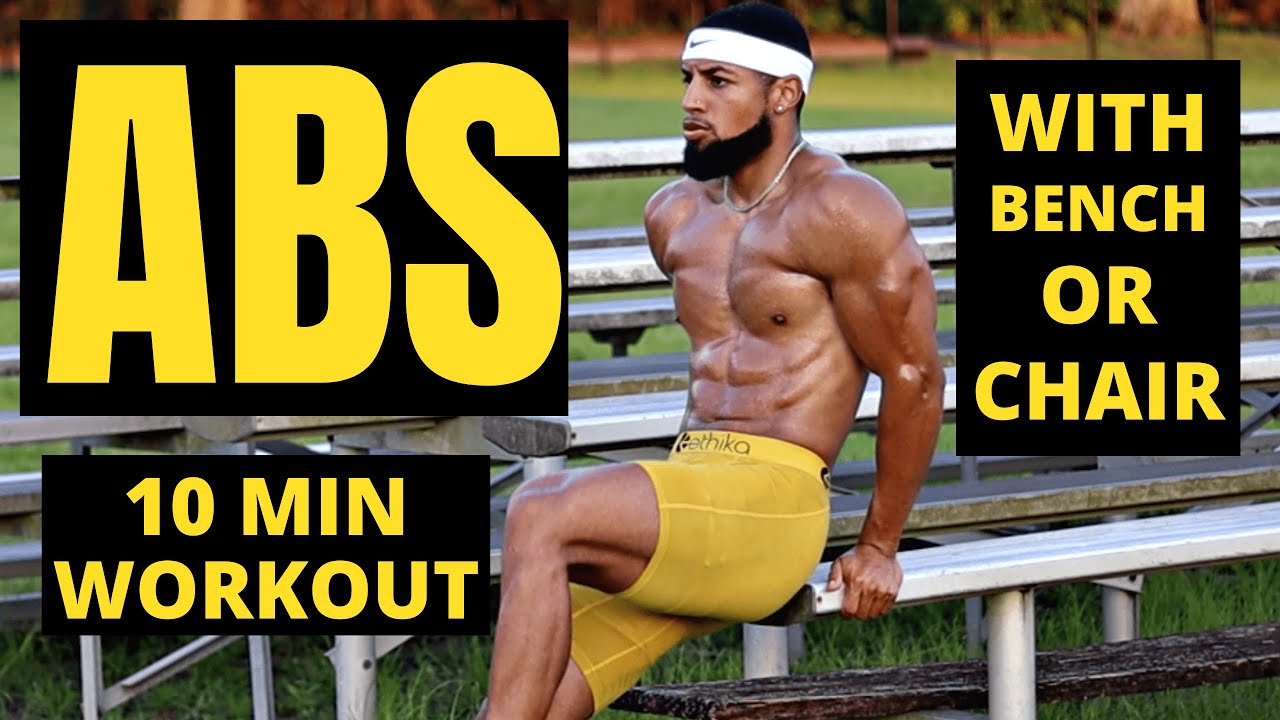 10 MINUTE ABDOMINAL LOSE BELLY FAT WITH CHAIR/BENCH WORKOUT - YouTube