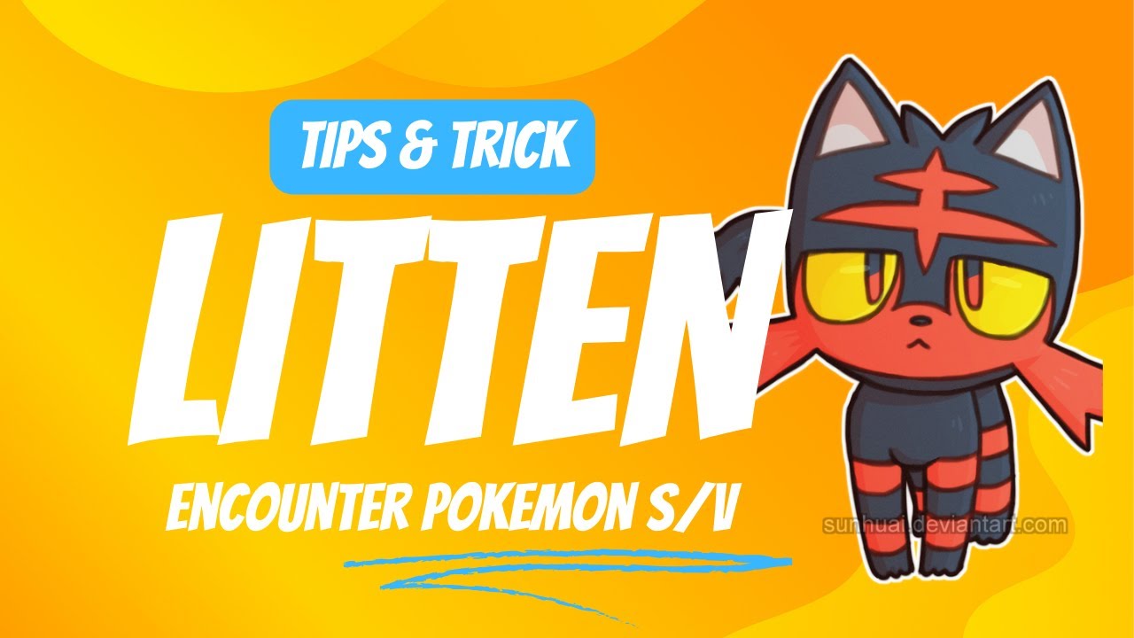 Litten Tricks Tips Location Pokémon Scarlet and Violet - YouTube