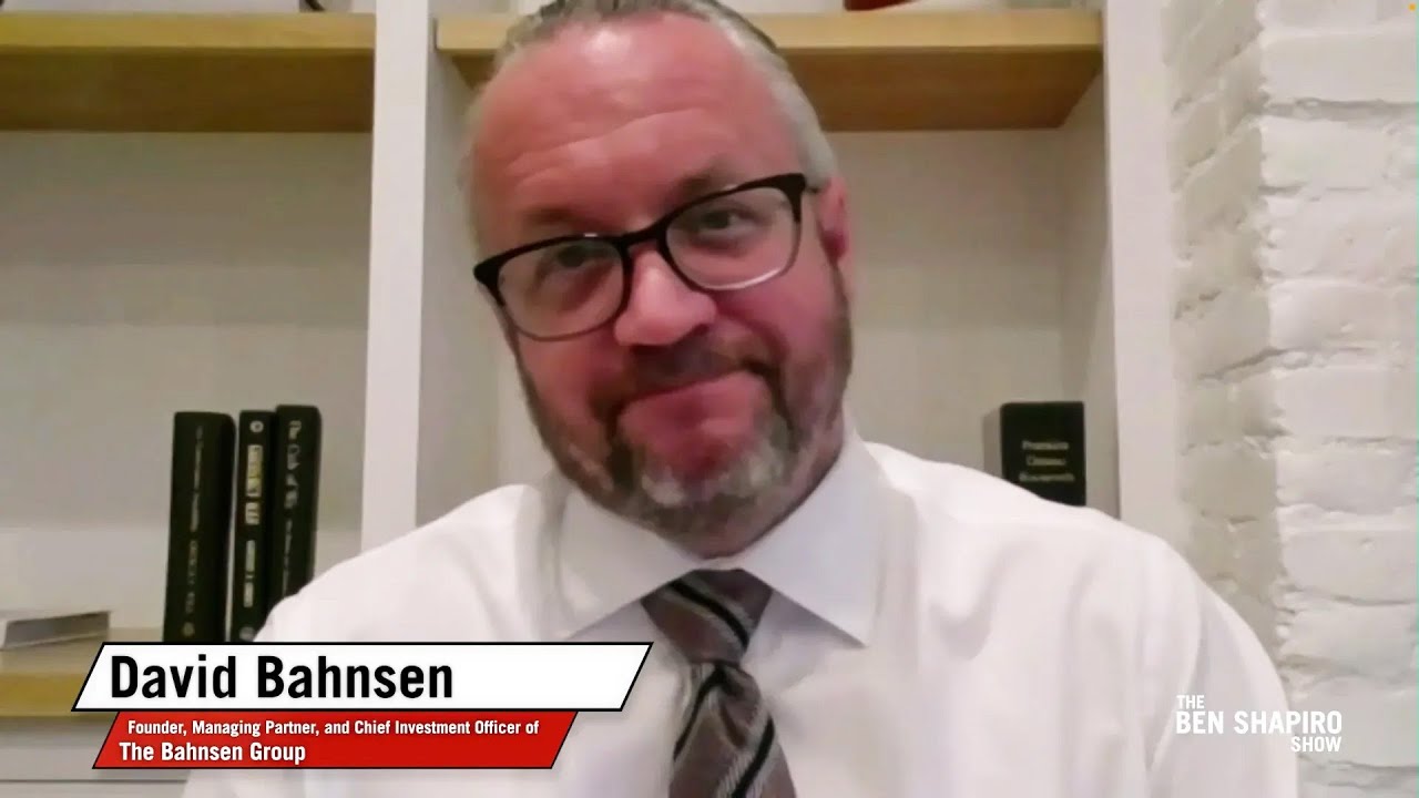 David L. Bahnsen on Ben Shapiro Show - GDP Negative Reports - YouTube