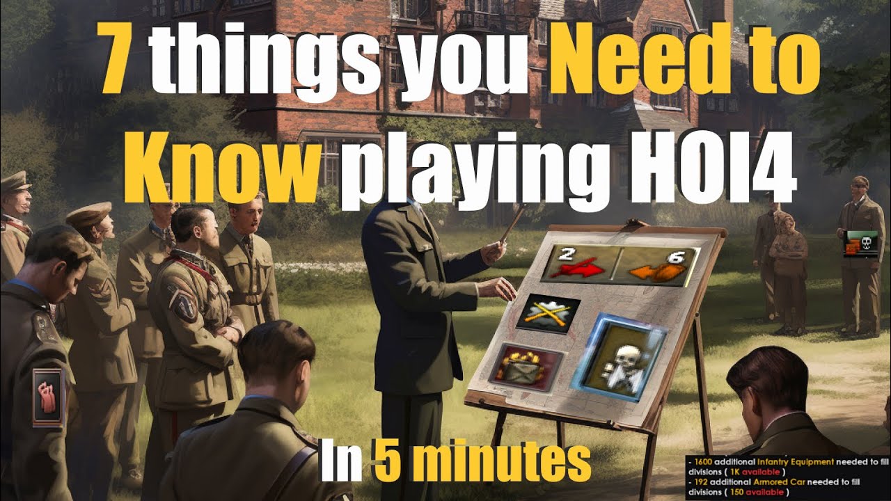 HOI4 Guide - 7 things you need to know playing HOI4 - YouTube