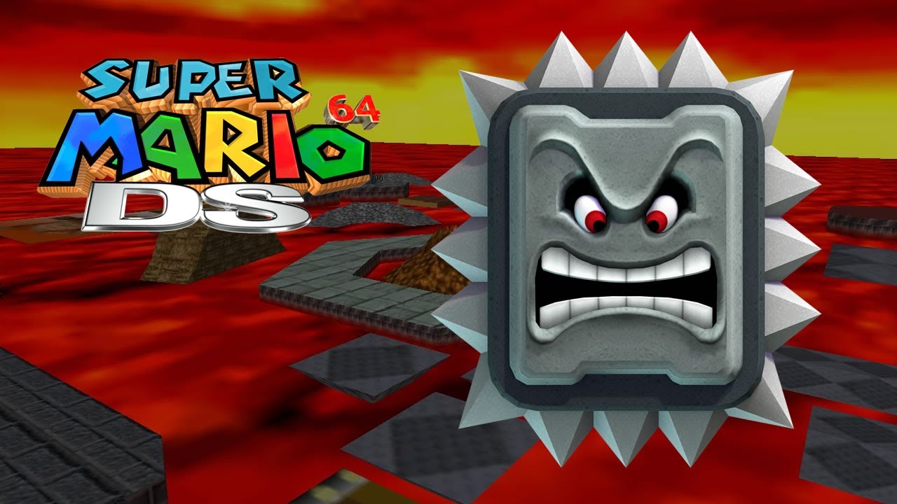 Super Mario 64 DS - Hot-Foot-It into the Volcano - 61/150 - (NDS) - YouTube