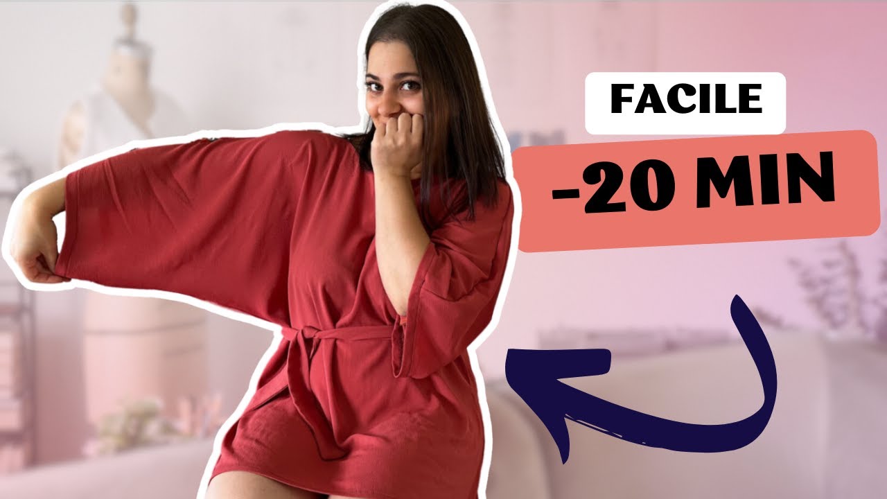Coudre une robe kimono en moins de 20 minutes ? (Oui c'est possible ...