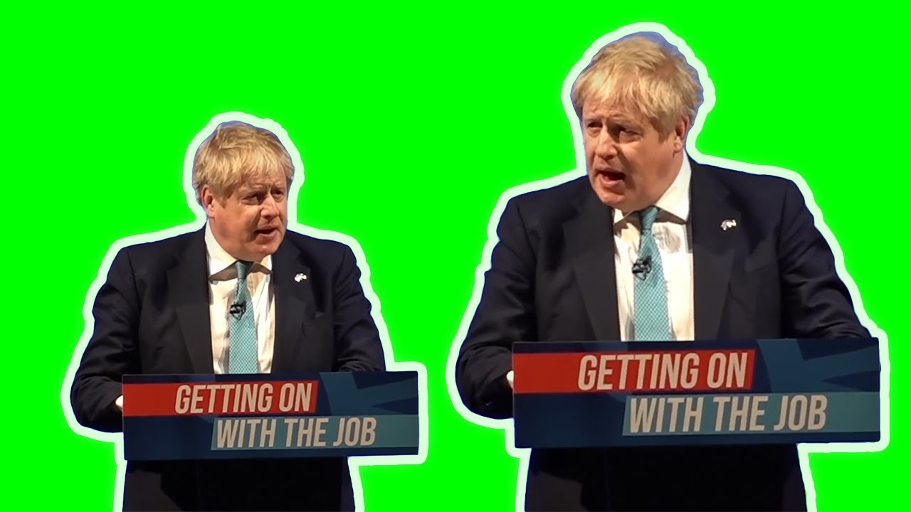 Boris Johnson Prime Minister of the United Kingdom FOOTAGE GREEN SCREEN ...