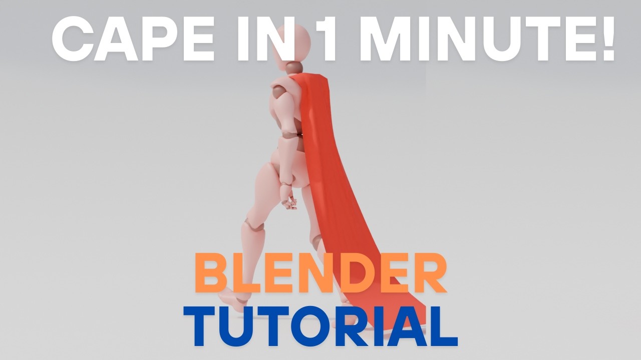 How to Make a Realistic Cape in Blender – Cloth Simulation Tutorial ...