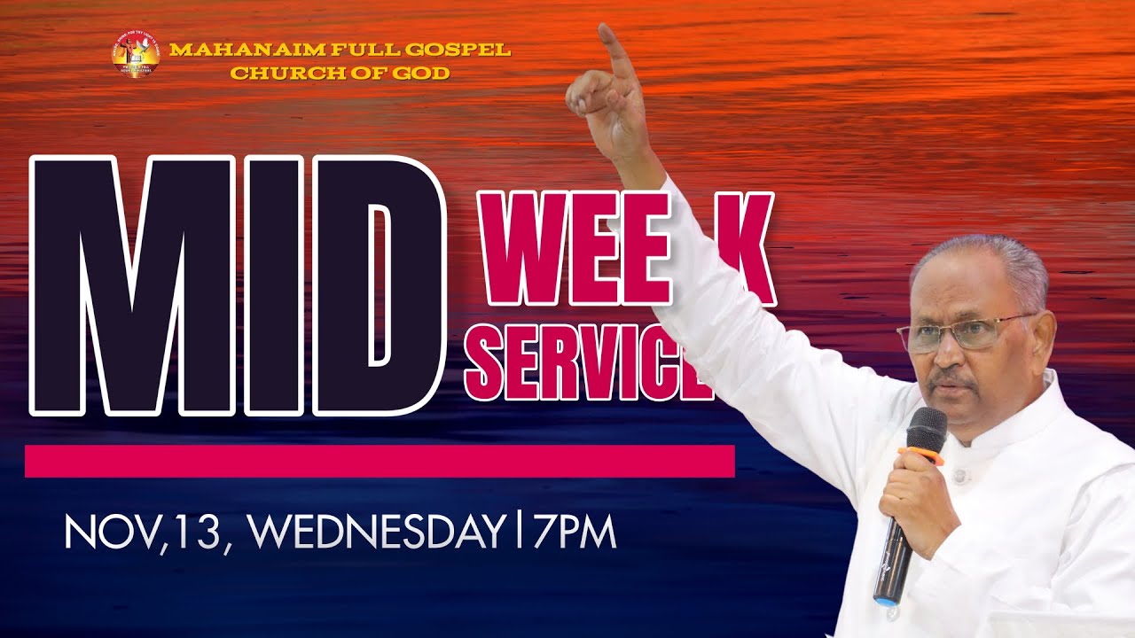 MD-WEEK SERVICE || Apos.B.John Babu Garu || 13-NOV-2024 | #live - YouTube