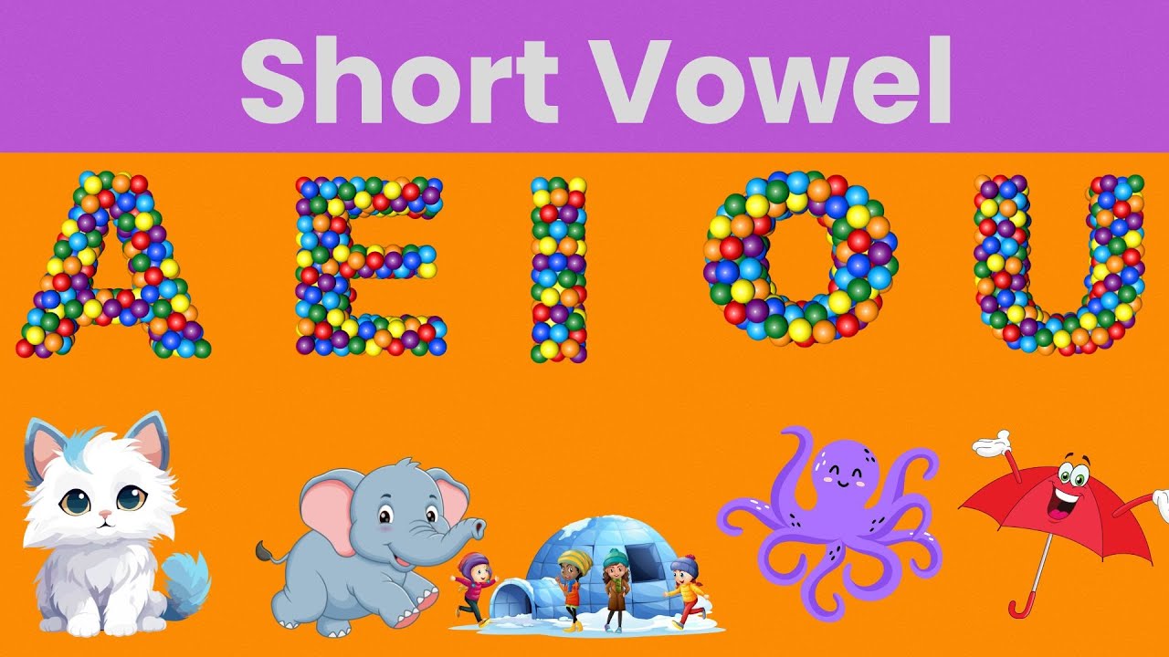 The Short Vowel Song | Best PhonicsVowels a e i o u - Educational video ...