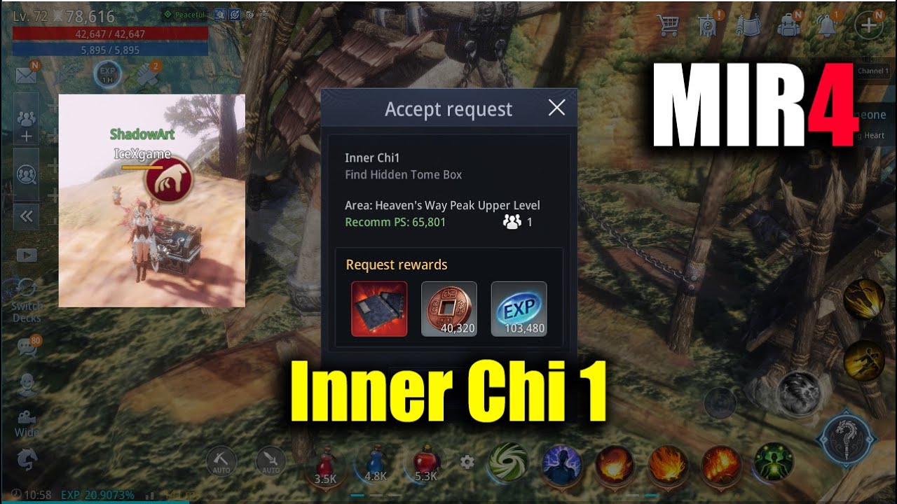MIR4 Inner Chi 1 & Violet Mist Art 1 - YouTube
