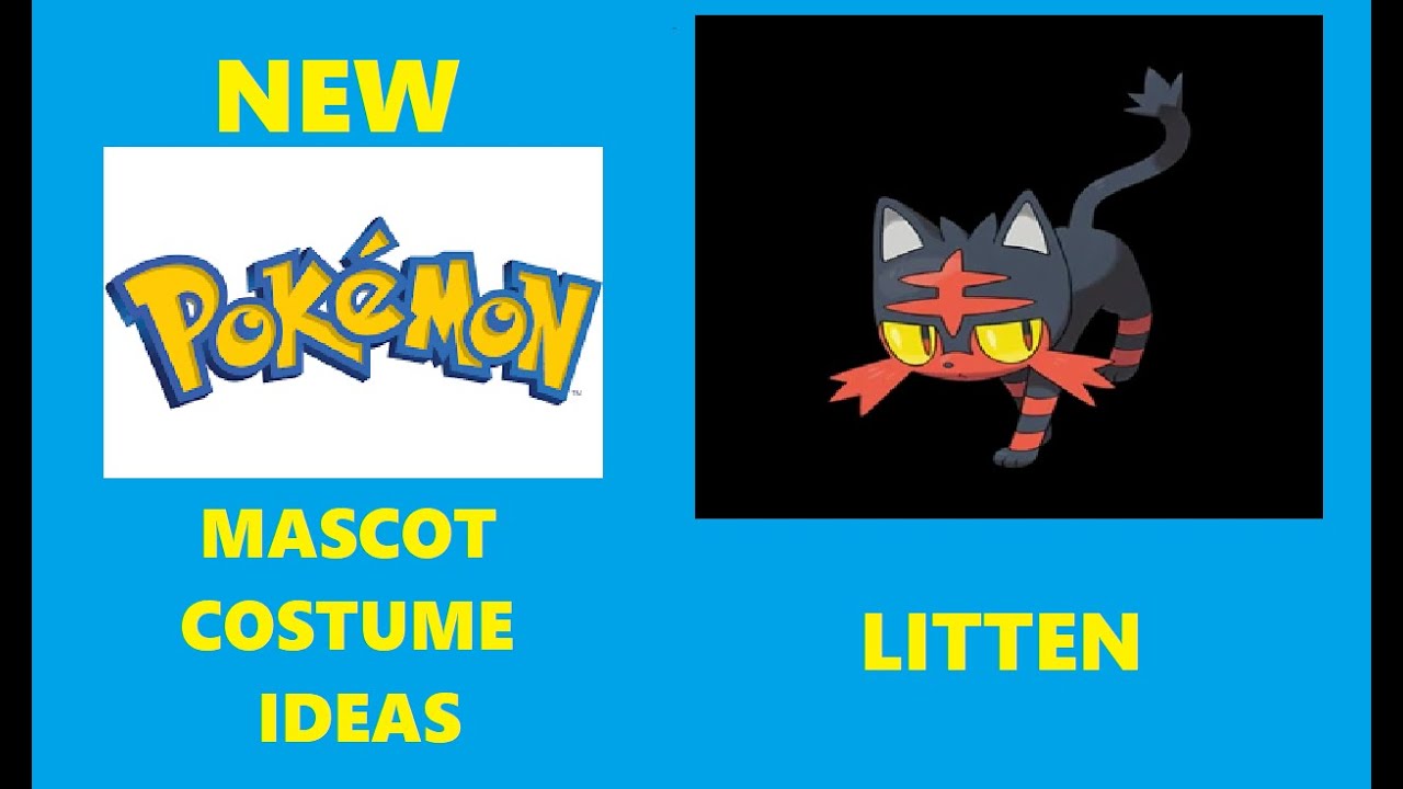 New Pokemon Mascot Costume Ideas Litten (Generation VII) #shorts - YouTube