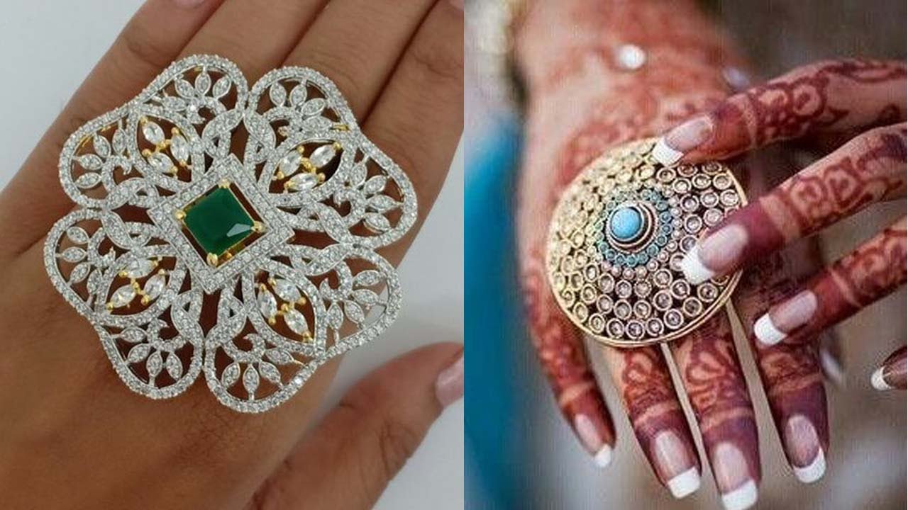 Most Beautiful Big Size Gold Rings Designs 2021 | 22k Gold Rings ...